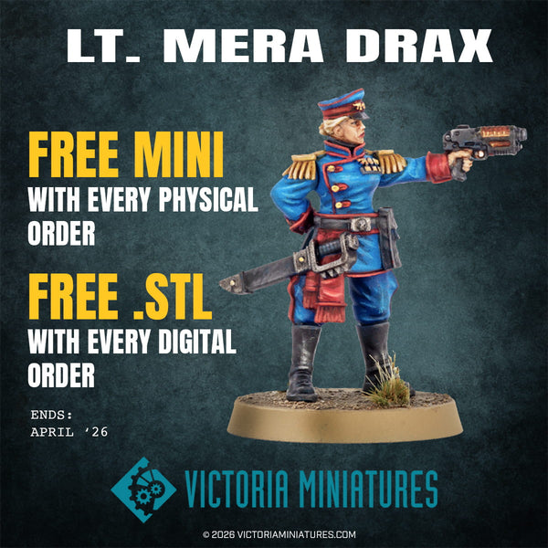Free Vic Mini (Lt. Mera Drax) – Victoria Miniatures