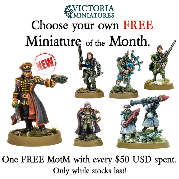New! Commissar Annaka Sage – Victoria Miniatures