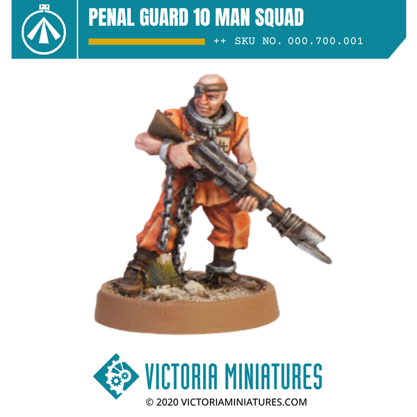 Penal Guard 10 Man Squad – Victoria Miniatures