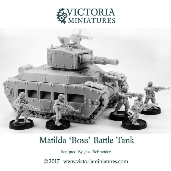 Matilda 'Boss' Battle Tank – Victoria Miniatures