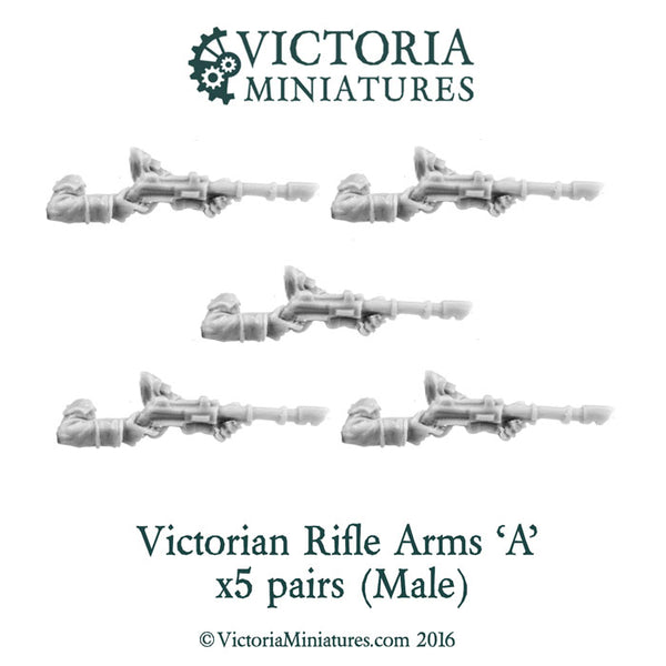 Victorian Rifle Arms 'A' (Male) – Victoria Miniatures